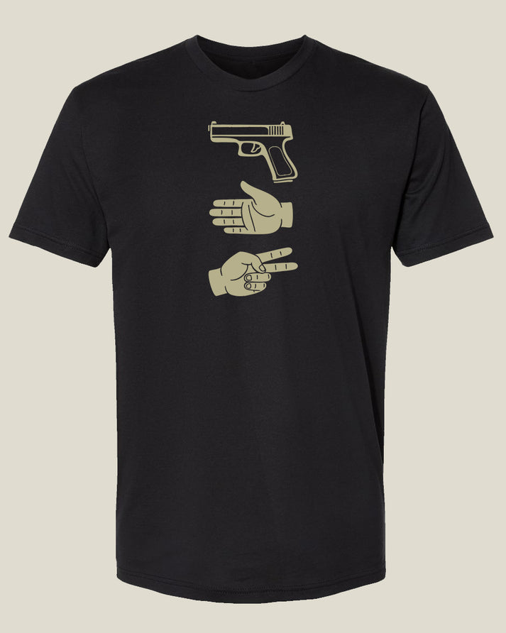 Glock, Paper, Scissors T-Shirt – NIGHT OPS NATION