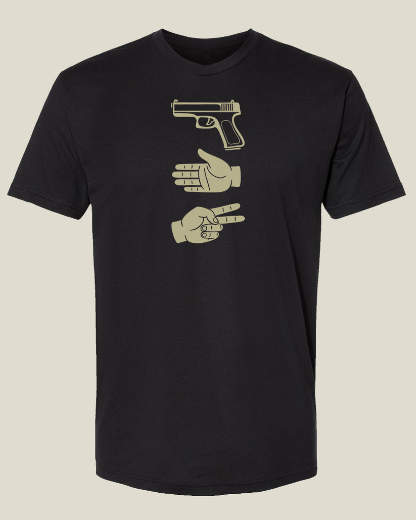 Glock, Paper, Scissors T-Shirt – NIGHT OPS NATION